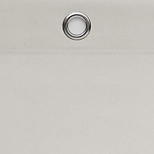 Maytex Microfiber Shower Curtain/Liner, Bone, 70" x 72"