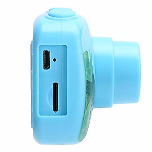 01 Digital Cameras, Hd 1080P Children Camera, 2 Inch IPS Screen Continuous Shooting Christmas Birthday Present for Children Thanksgiving(Blue)
