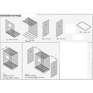 Extra Large 5 Levels Guinea Pig Hamster Rodent Degu Dagus Ferret Chinchilla Sugar Glider Squirrel Rat Mice Rabbit Cat Critter Cage