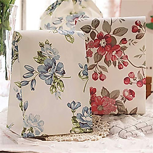 Floral Paper Bags Gift Bags Flower Party Favor Treat Bags Goody Bags Candy Bags with Stickers for Wedding Bridal Shower Anniversary Birthday Garden Party (16 Pcs)