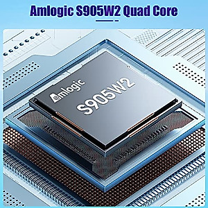 Android TV Box 11.0, Android 11 TV Box Amlogic S905W2 Quad Core 64 Bits 4GB RAM 32GB ROM AV1 4K 3D Android Box