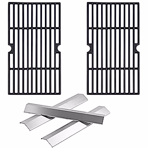 Charbrofire 1767054 Heat Tent 1767150 Grill Grates Replacement Parts for Oklahoma Joe’s Grill Accessories Heat Shield Plates 12201767 14201767 15202029 16202046 18202083 1767151 1767017