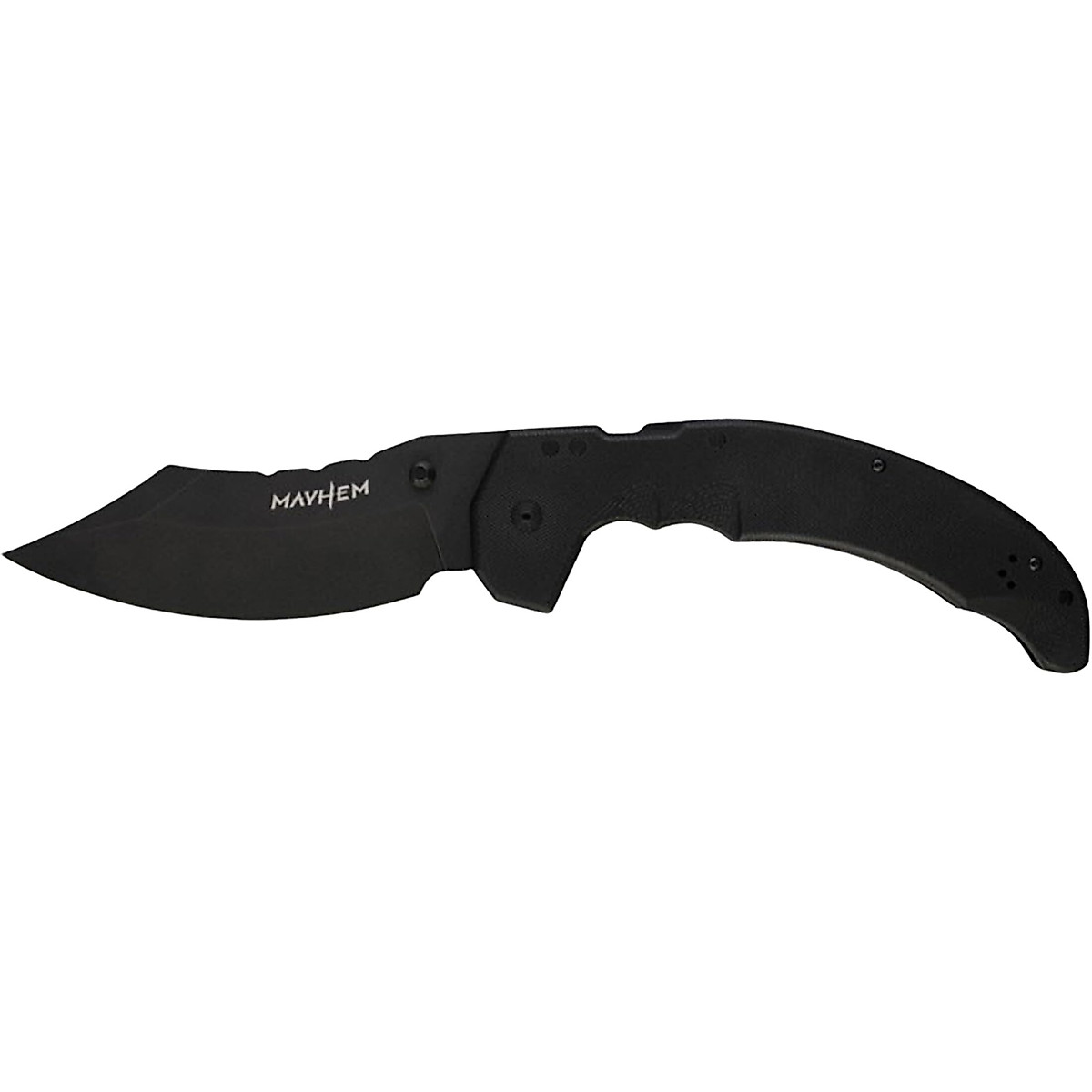 Cold Steel Blackout Mayhem Limited Edition Pocket Knife 6" Clip Point CPM...