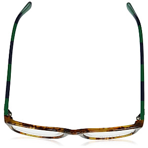 Polo Ralph Lauren Men's PH2234 Semi-Circular Prescription Eyewear Frames, Shiny Jerry Havana/Demo Lens, 54 mm