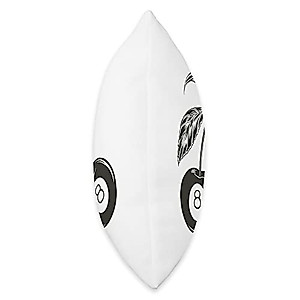 Billiard Fruit Billiard Ball Fruit Cherries Throw Pillow, 18x18, Multicolor