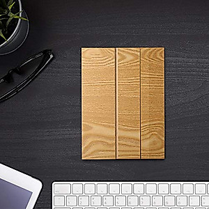 Lazmin112 12” Phone Screen Magnifier, Foldable Anti-Radiation Definition Mobile Phone Screen Amplifier with Wood Grain Phone Holder Stand, Smartphone Magnifying Stand(Gold)