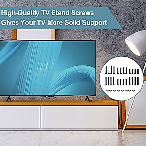 TV Stand Screws and Washers for Onn TV Stand Legs Screws Kit for 24" 40" 48" 50" 55" 58" 60" 65" Onn TV RC439 100012585 100005396 100024699 100021261 Universal TV Stand Screws