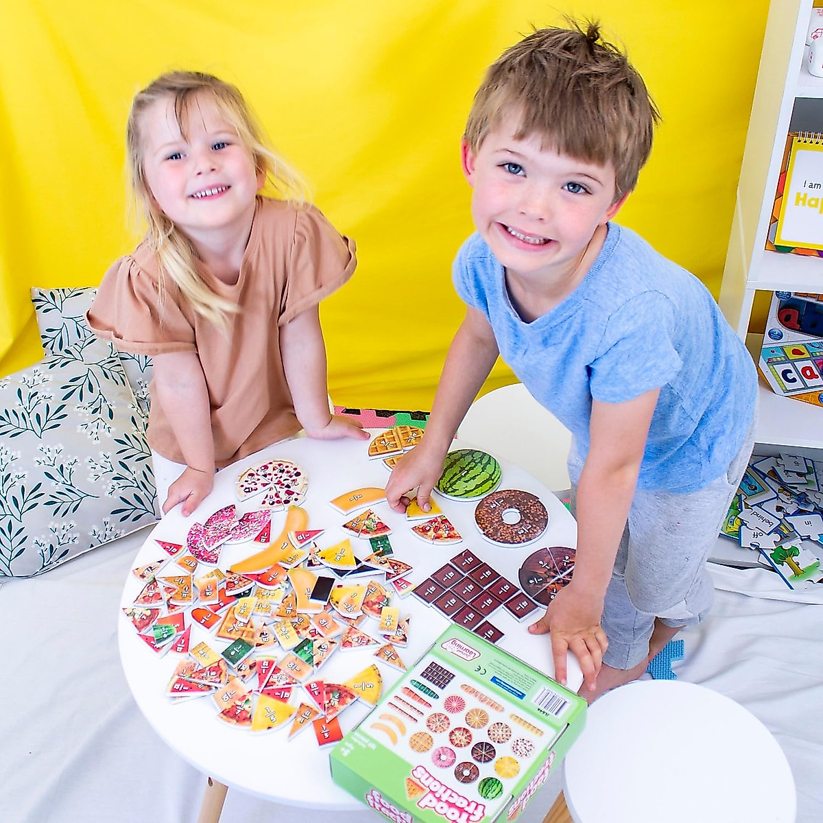 Junior Learning Food Fractions - Learn Fractions The Yummy Way, Multi