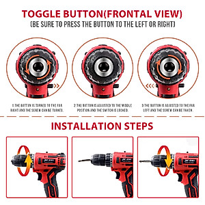 jar-owl Powerful Brushless Motor 21V Cordless Drill Set, 319 in-lb Torque, 0-1350RMP Variable Speed, 10MM 3/8'' Keyless Chuck, 25+1 Clutch, 1.5Ah Li-Ion Battery & Charger for Home Tool Kit