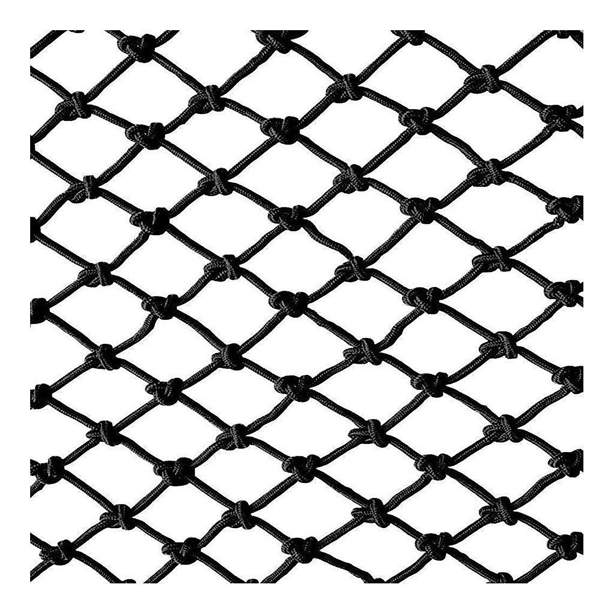 RZM Railings Safety Net Black Decor Net, Climbing Cargo Net Rope 8mm Balcony Protective Net Child Stair Safety Net Waterproof Hand-Woven Nylon Fence Net Fall Protection Mesh 6cm child safety netting f