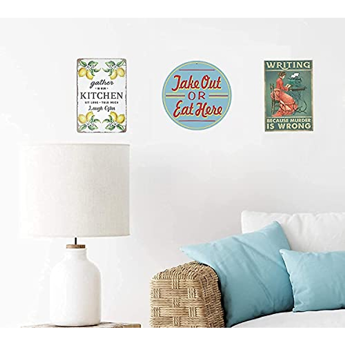 GCOCL Camel Lights Character Retro Nostalgic Art Traditional Rust Color Tin Logo Advertising Striking Wall Decoration Gift