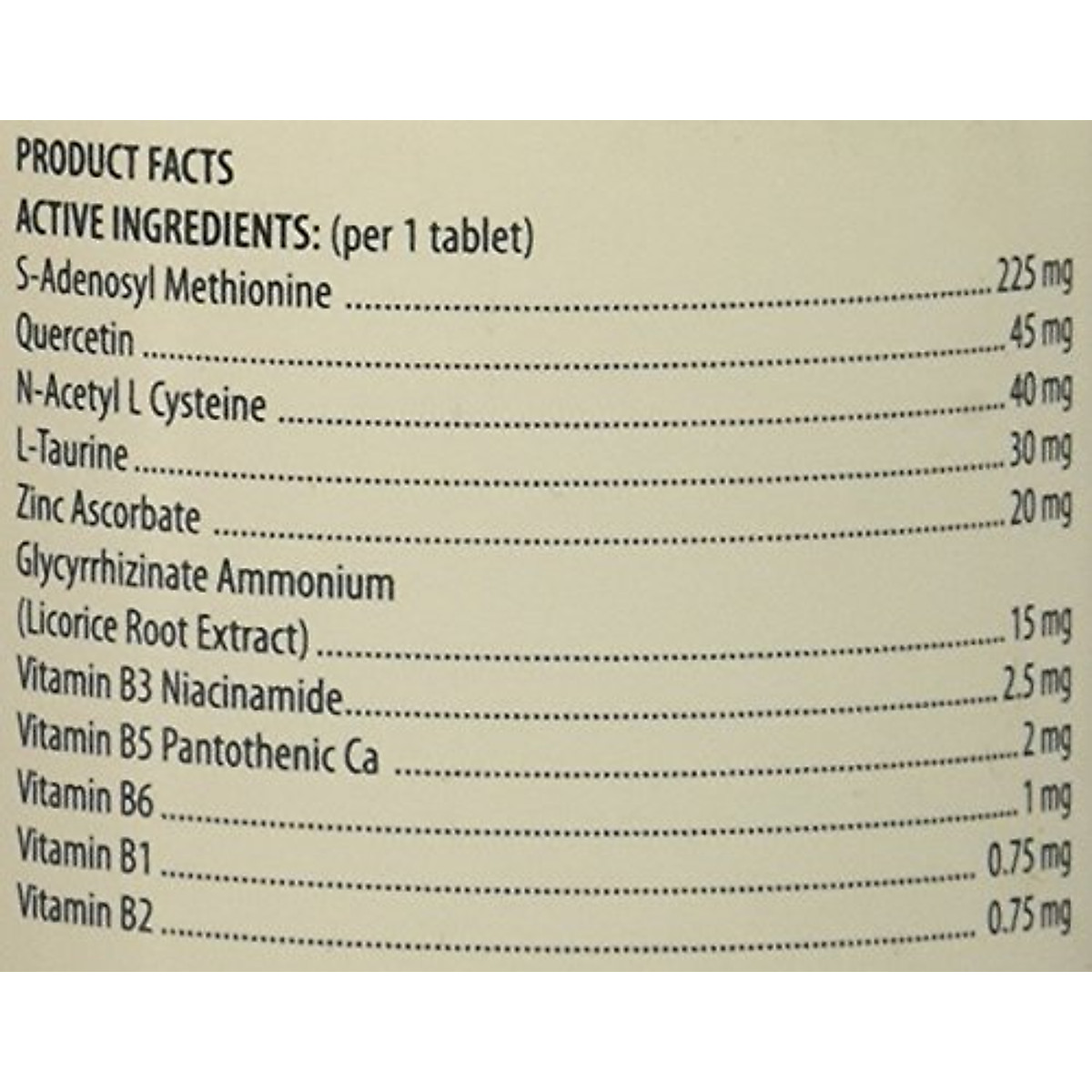 S Adenosyl 225 (SAMe) for MEDIUM / LARGE DOGS 225 mg (60 tabs)