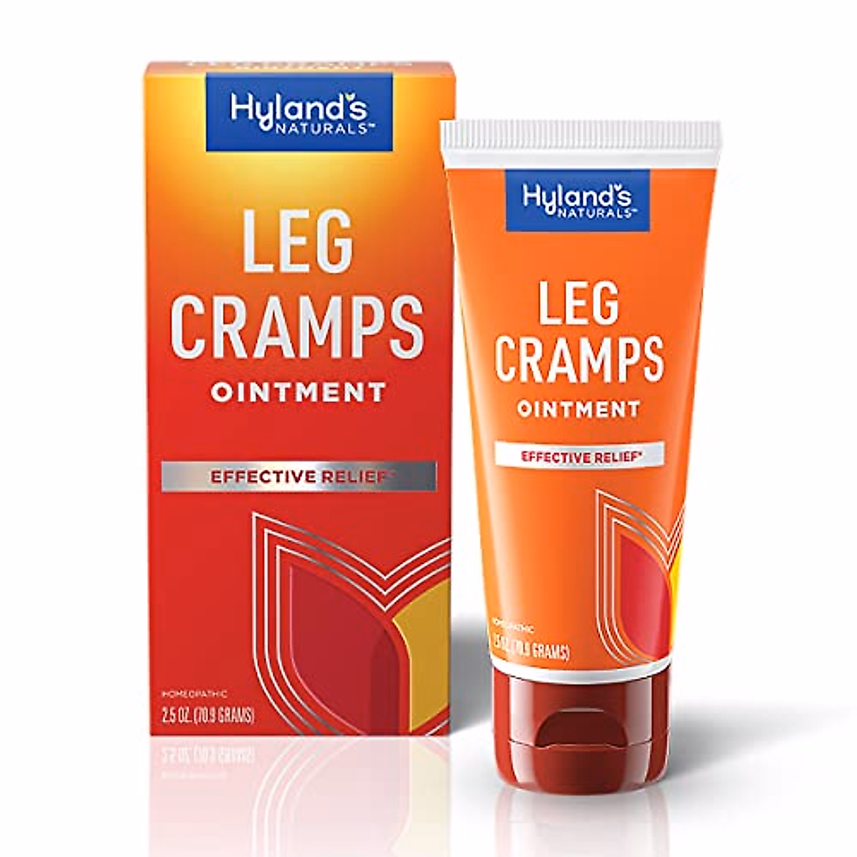 Arnica Gel Pain Relief, Leg Cramp Ointment by Hyland's, Natural Relief of Calf, Leg and Foot Cramp, 2.5 oz