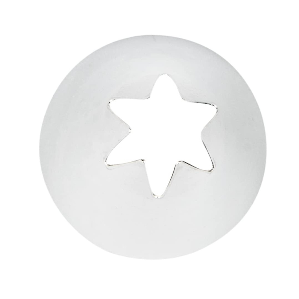 Restaurantware Pastry Tek Piping Tip 1 Open Star Decorating Tip - #1M Dent-Resistant Stainless Steel Icing Tip Dishwasher-Safe Decorate Cupcakes Cakes or Cookies