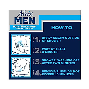 Nair Hair Remover Men Body Cream 368 ml Pump by Nair