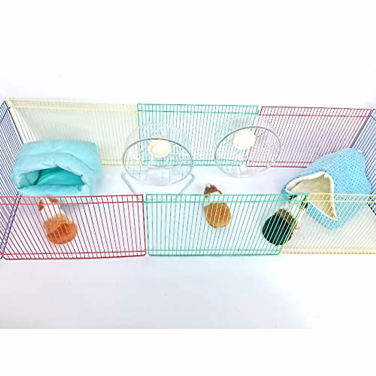 VEDEM Hamster Exercise Wheel Super-Silent Spinner Syrian Hamster Running Wheels with Stand for Hamsters Gerbils Mice Or Other Small Animals (Medium)