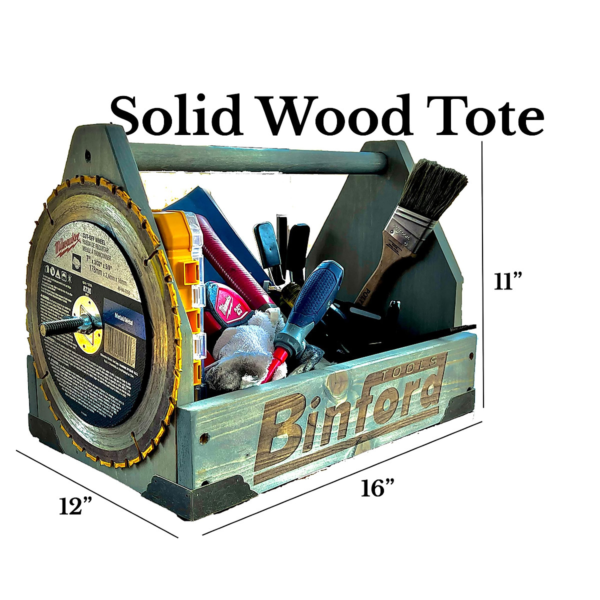 Custom Large Wood Horse Grooming and Tool tote | Hobby caddy | Hand made Grooming Tote Gifts by Dusty Roads C3