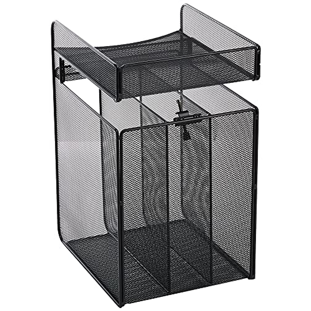 Safco Products 3241BL Onyx Mesh Vertical Hanging Desk Storage, Black