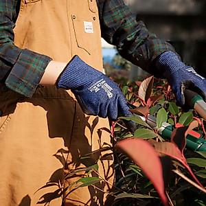 ANDANDA Cut Resistant Gloves Level C, 3D Comfort Stretch Fit, PU Coated Work Gloves with Power Grip, Ideal Work Gloves for Men/Women Handle Glass, Sharp Metal, Blue(M),1Pair