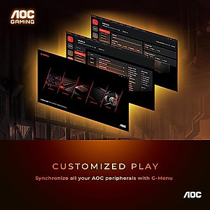 AOC 24G15N 24 inch Gaming Monitor, Full HD 1920x1080, 180Hz 1ms, 1x HDMI 2.0, 1x Display Port, AMD FreeSync, 3-Sided Frameless, HDR Ready, Console Gaming Ready, 3-Year Zero-Bright-Dot