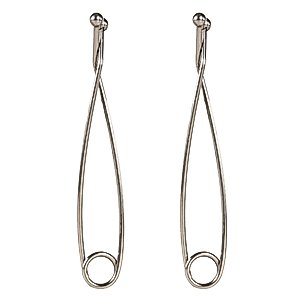 2 Pieces Fish Mouth Opener Stainless Steel Fish Mouth Spreader Fish Mouth Hook Remover 8-Shaped Spring Fish Mouth Opener Fish Mouth Spreader Opener Fishing Accessories, Silver