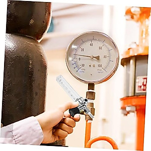 GLEAVI Barometer Flowmeter Tube for Air Argon Flowmeter Argon Gas Flow Meter Measurement Tool Argon Flow Meter Flow Indicator Regulator Flow Meter Tube Gas Flowmeter Plastic Transparent