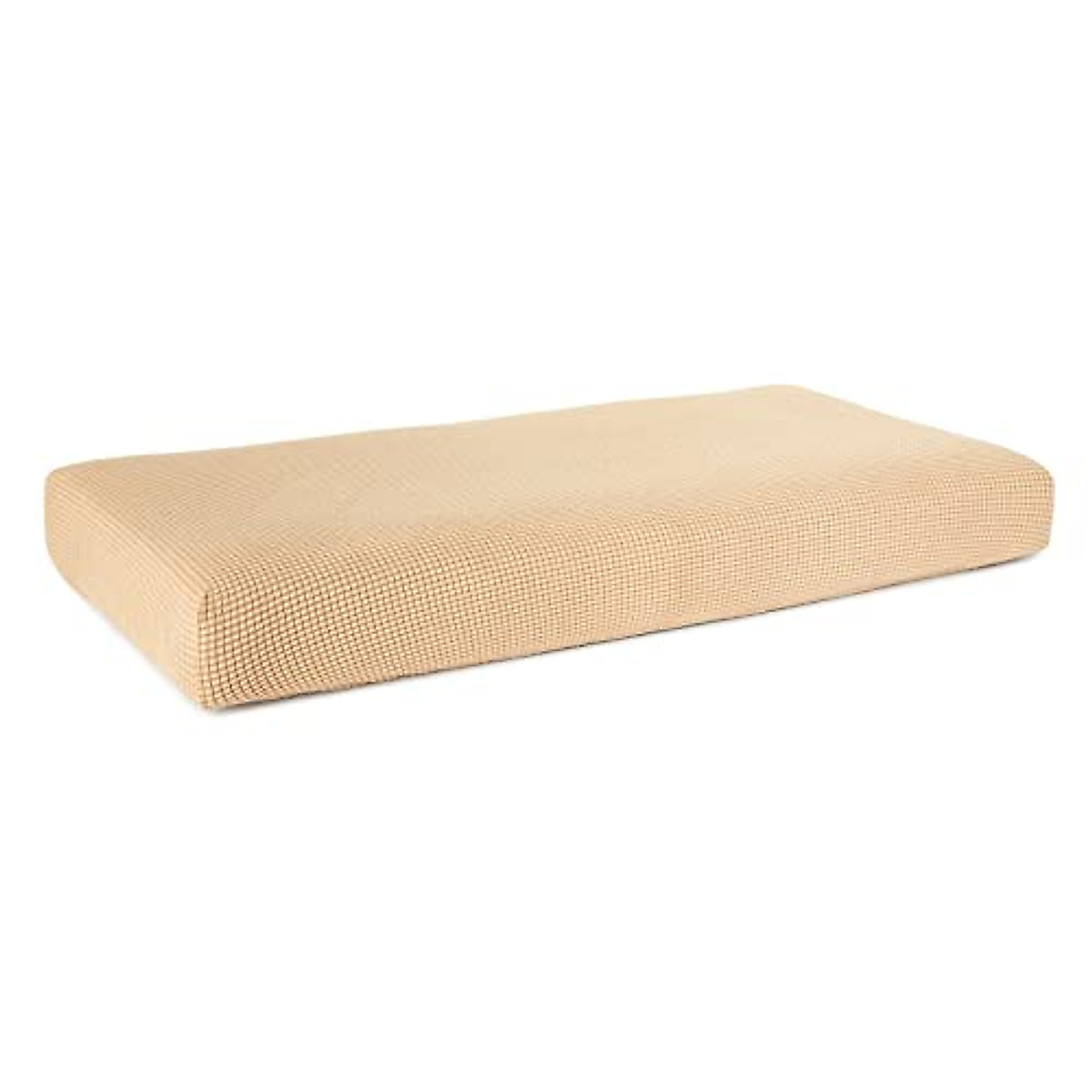 Juvale Large Stretch Couch Cushion, Replacement Slipcover for Couches, Sectionals, Armchairs, Patio Furniture, Campers, Chaise Lounge, Fits 59 to 70 Inch Cushions (Sand)