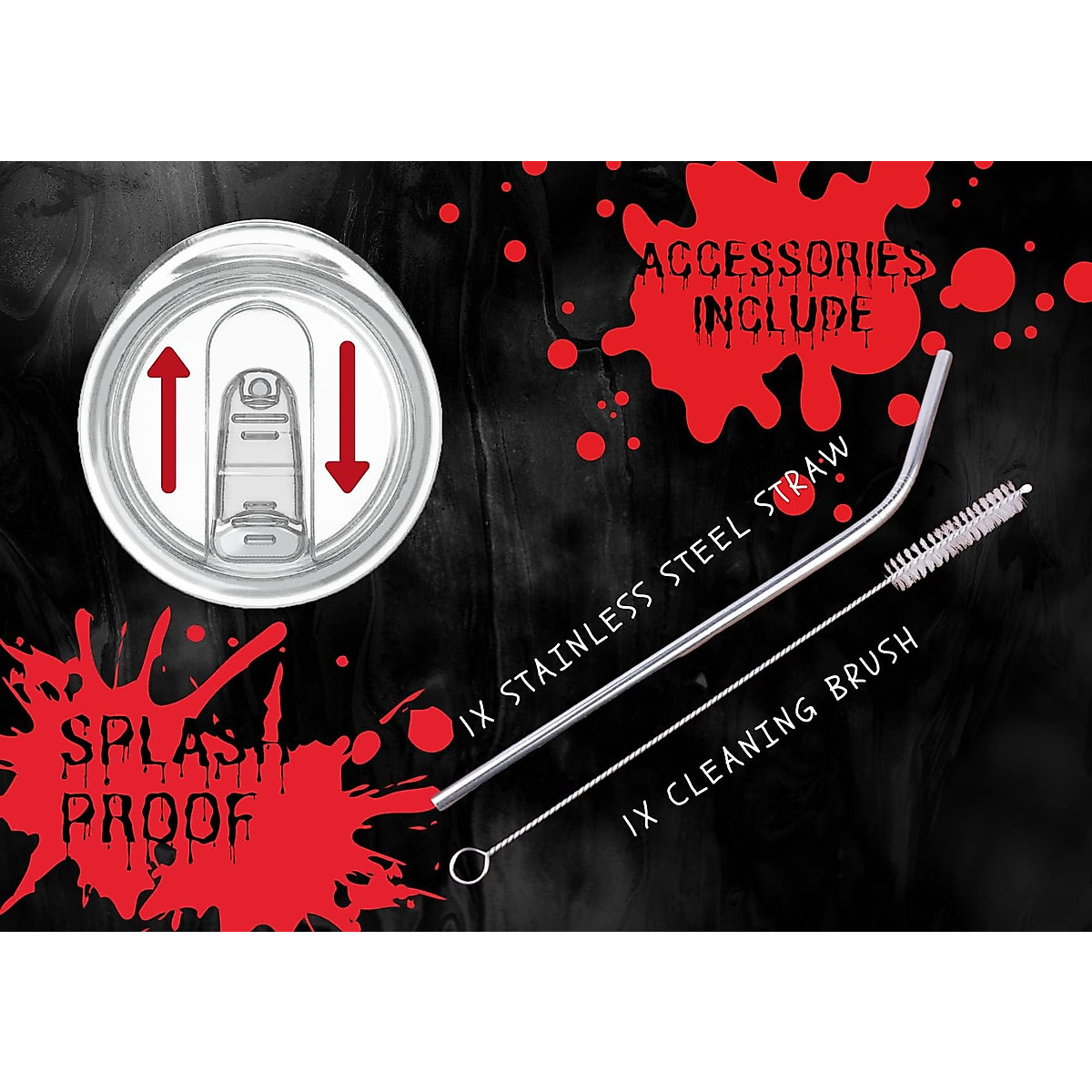 Onebttl True Crime Gifts for Women, Crime Scene Merchandise Cups, Mugs for Crime Show Lovers, 20Oz Stainless Steel Travel Tumbler, White, Inspire