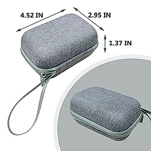 XEGIMOR Case Replacement for RG Nano Retro Handheld Game Console, Protective Storage Holder for Anbernic RG Nano Mini Handheld Game Console Accessories(Only Case) (Grey)