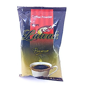 Luwak Kopi Premium - Ground Coffee, 165 Gram (Pack of 3)