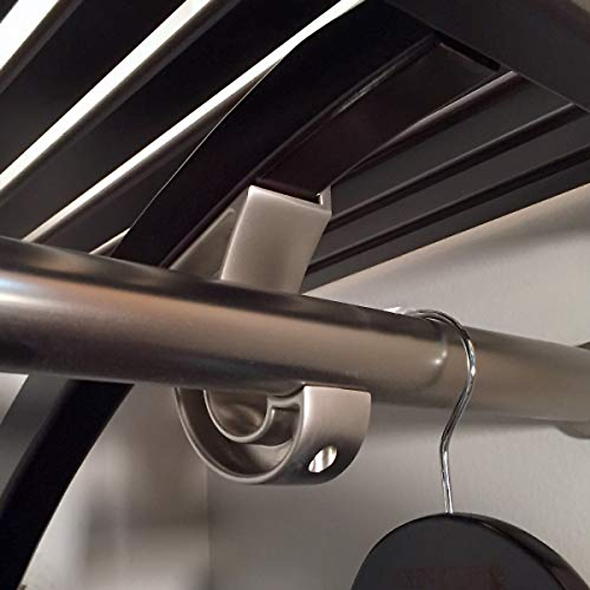 John Louis Home Deluxe 16 in. Deep Solid Wood Closet Organizer, Woodcrest, Espresso Finish