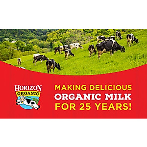 Organic Shelf Stable Whole Milk Boxes, Horizon Whole Milk Single Serve, 8.0 Fl oz (Pack of 6) Every Order is Elegantly Packaged in a Signature BETRULIGHT Branded Box!