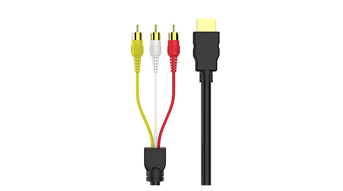 HDMI to RCA Cable 1080P | Easy Plug & Play for Legacy Devices