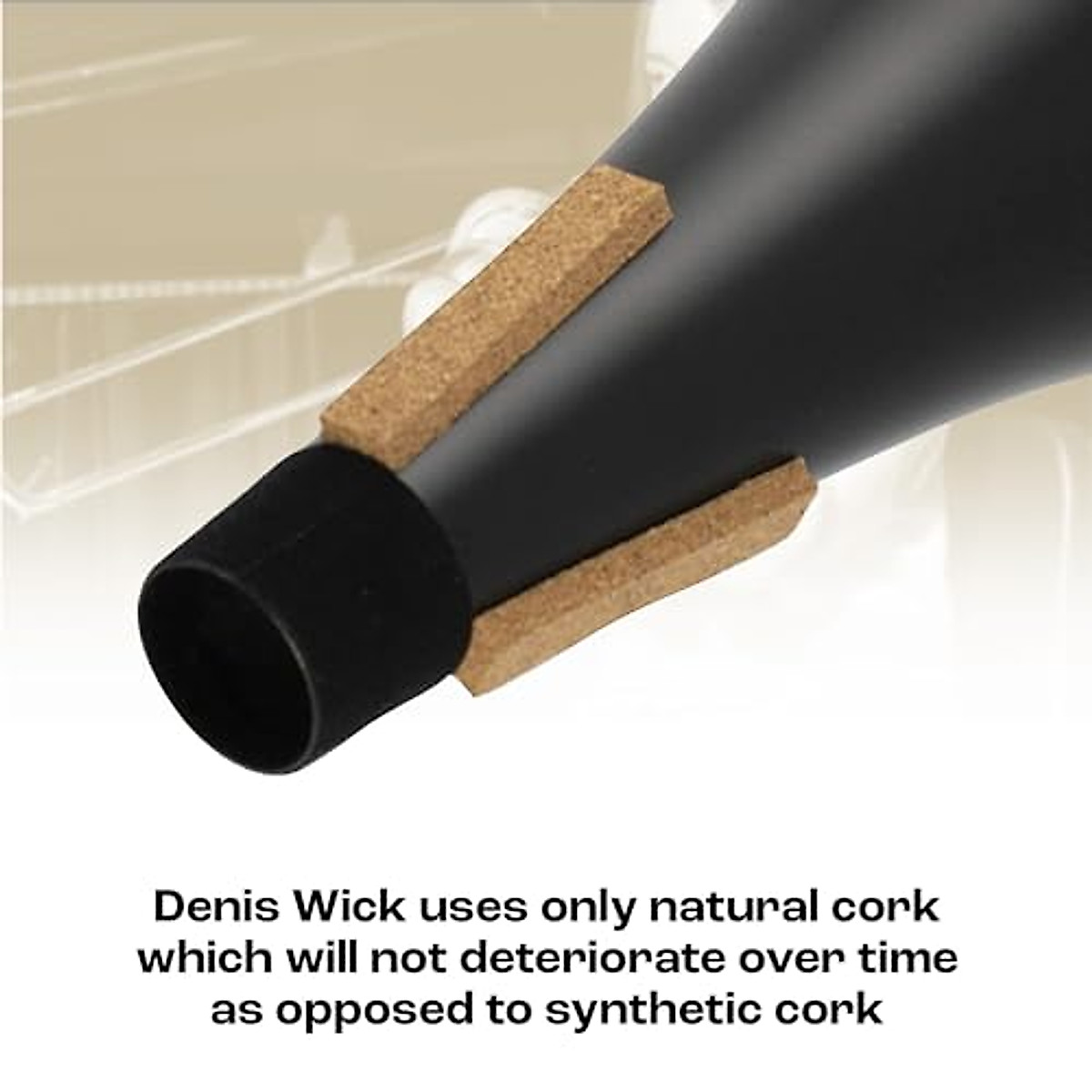 Denis Wick Adjustable Cup Mute for Bass Trombone | Accessories for Brass Instruments | Mute for Bass Trombone | Practice Cup Mute for Beginners or Experts | Trombone Mute | 11.81 x 9.45 x 9.45 inches