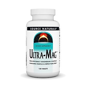 Source Naturals Ultra-Mag High-Efficiency Magnesium Complex - Maintains Muscle & Nerve Function* - 120 Tablets