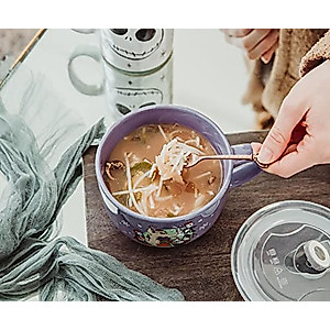 Disney The Nightmare Before Christmas "Merry Scary" Ceramic Soup Mug With Lid