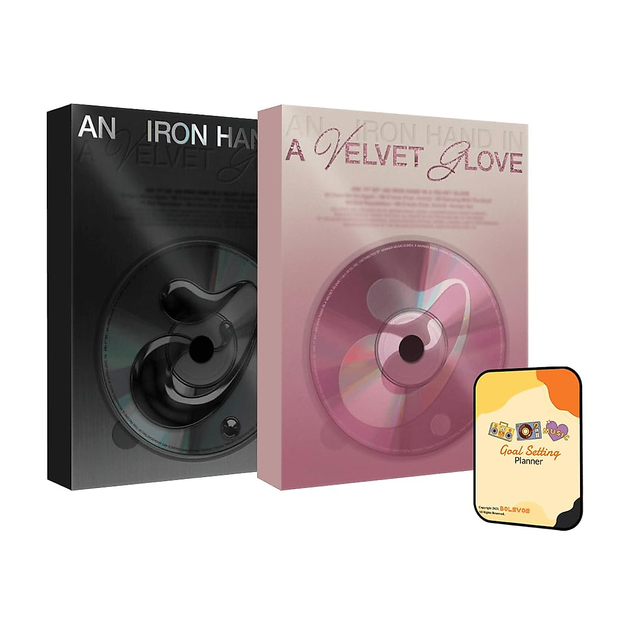 An Iron Hand In A Velvet Glove JINI Album [RANDOM ver.]+Pre Order Benefits+BolsVos K-POP Inspired Digital Planner, Digital Sticker Pack (1st EP)