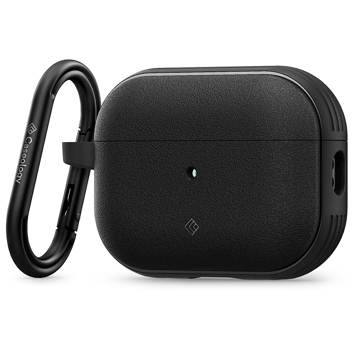 Caseology Vault for Airpods Pro 2 Case [Keychain Carabiner Included] Designed for Airpods Pro 2nd Generation (2022) - Matte Black