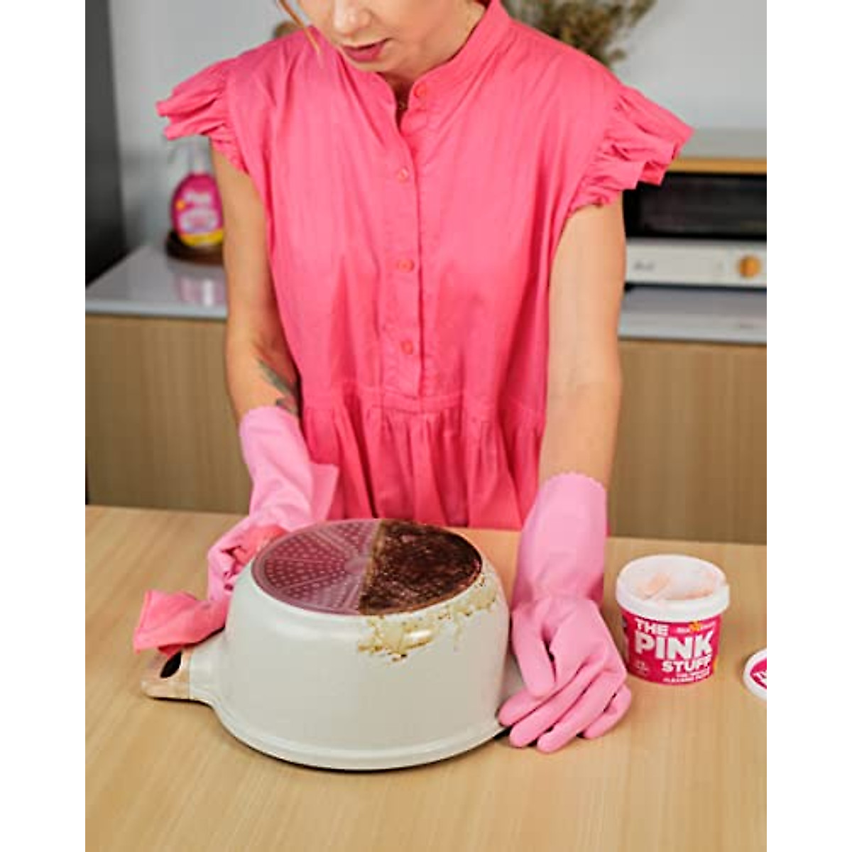 Stardrops - The Pink Stuff - Ultimate Bundle - The Miracle Cleaning Paste, Multi-Purpose Spray, Cream Cleaner, Bathroom Spray (1 Cleaning Paste, 1 Multi-Purpose Spray, 1 Cream Cleaner, 1 Bathroom Foam Cleaner)