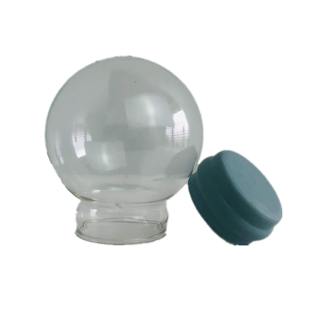 Youda Home Decoration DIY Empty Glass Snow Globe Water Snow Globe Accessories Snow Globe kit (D65mm)