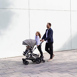 Joolz Footboard - Accessory for Stroller - Stroll with Two Children - Easy to Store - Spacious & Stable - Foldable & Practical - Smart Design - Black