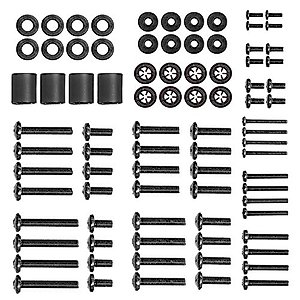 ECHOGEAR TV Mount Screws - Universal Hardware Pack Works Any TV Mount & All TVs Up to 80" Including Samsung, Vizio, LG, & More - Pack Contains M4, M5, M6, & M8 Replacement TV Mounting Screws