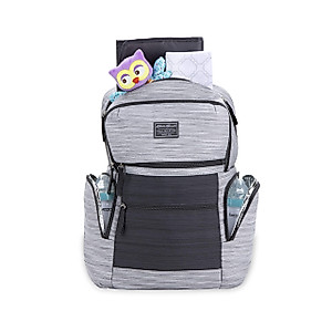 Eddie Bauer East Sound Diaper Backpack, Grey