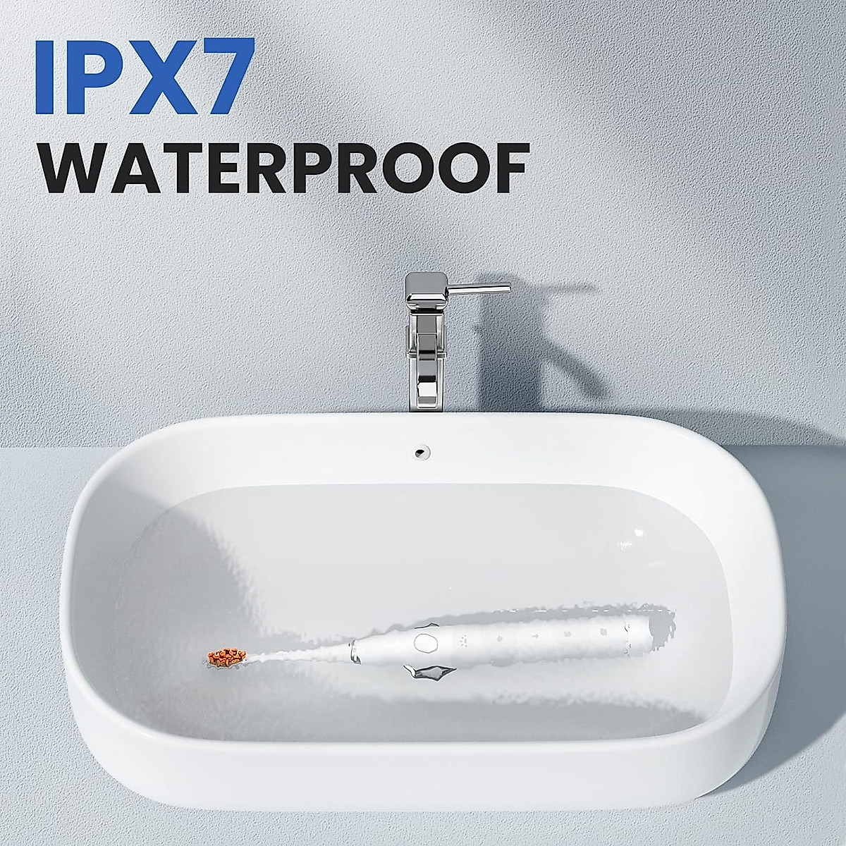 Oclean Electric Toothbrush for Adults, Sonic Toothbrush Soft Gum Care, Whitening, 180 Days Battery Life, IPX7 Waterproof, 76000 VPM Motor, USB C Rechargeable, White