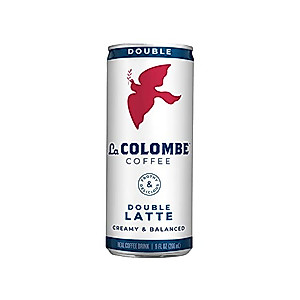 La Colombe Double Shot Draft Latte - 9 Fluid Ounce, 16 Count - Cold-Pressed Espresso and Frothed Milk - Made With Real Ingredients - Grab And Go Coffee