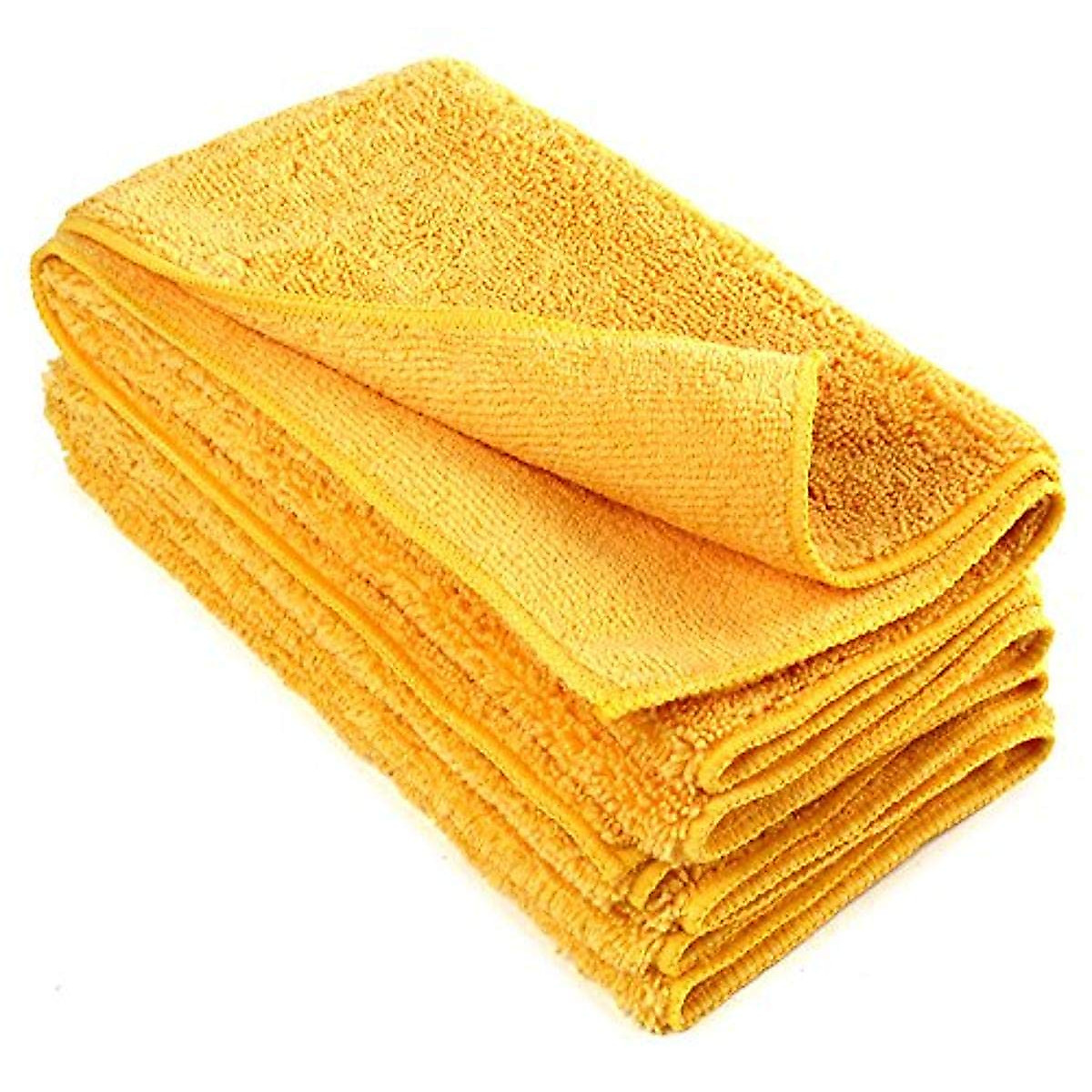 Buffalo Industries (65004) 20" x 20" Ultra Absorbent Non-Linthing Extra Plush Microfiber Cloth Detail Towels - Ideal for Drying and Detailing Large Surfaces - Machine Washable - Pack of 2