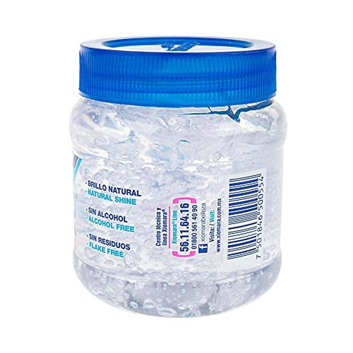 Xiomara Professional Hair Styling Gel with Aloe Vera Long-lasting Hold, 4 Pack of 8.80 Oz Each Jar, Clear