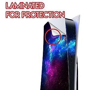 ITS A Skin Skins Compatible with Sony Playstation 5 Console Disc Edition - Protective Decal Overlay Stickers wrap Cover - Galaxy Space Gasses