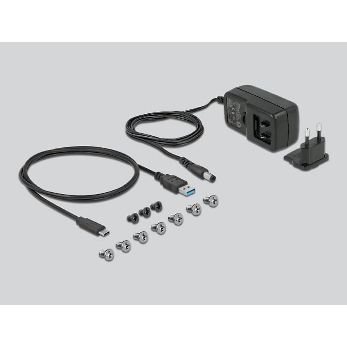 Delock External Enclosure for 3.5 inch SATA HDD with SuperSpeed USB 10 Gbps