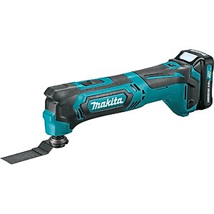 Makita MT01R1 12V max CXT Lithium-Ion Cordless Oscillating Multi-Tool Kit (2.0Ah) with ADP06 12V max CXT Lithium-Ion Cordless Power Source